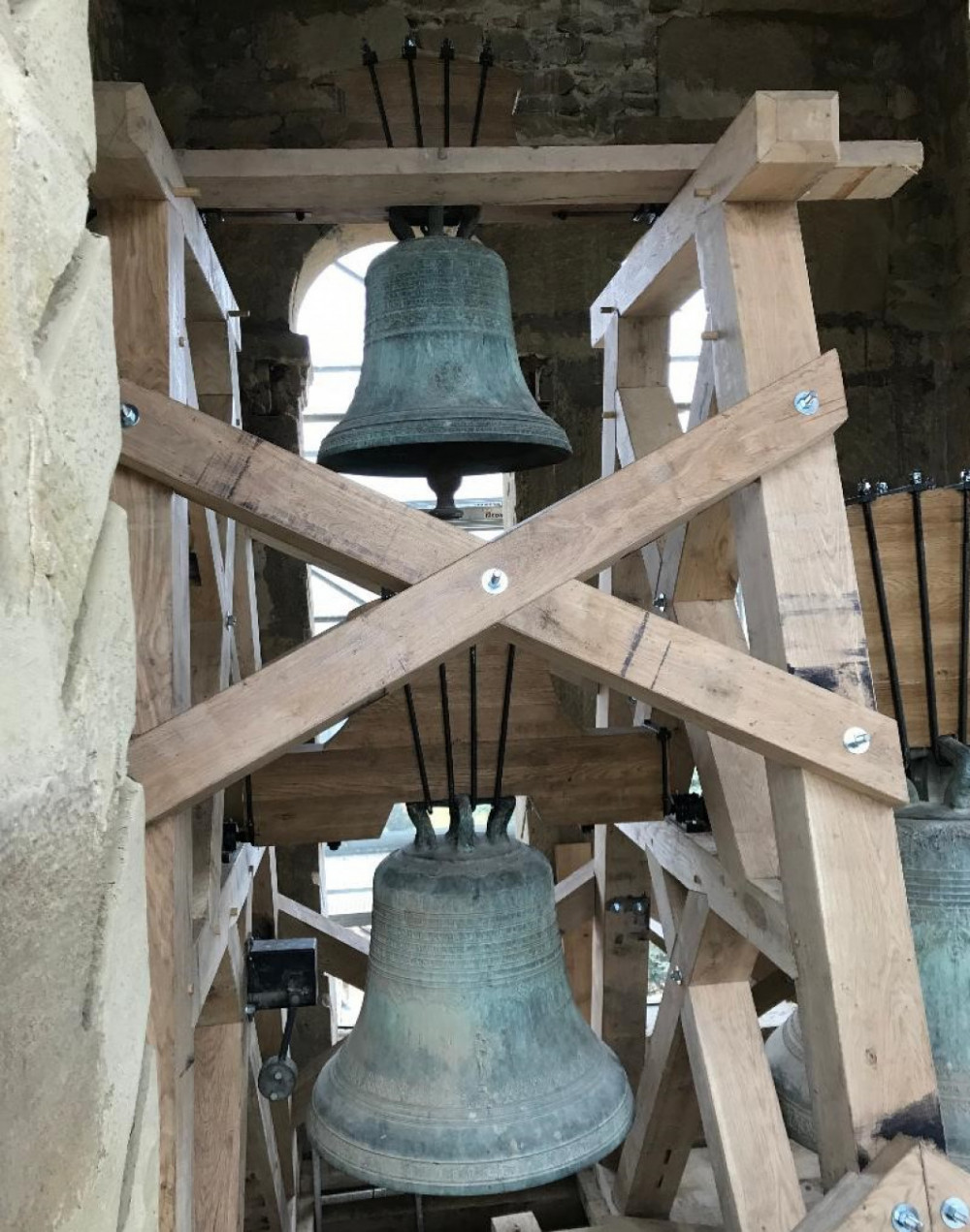 Beffrois, Beffrois et jougscloches, électrification de cloches ...
